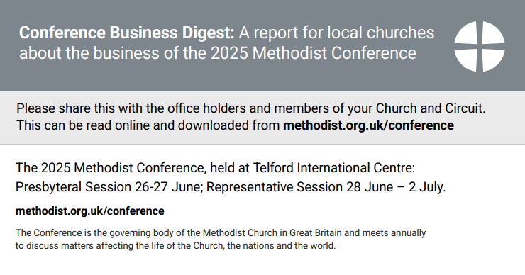 The Conference 2025 Business Digest - The Methodist Church